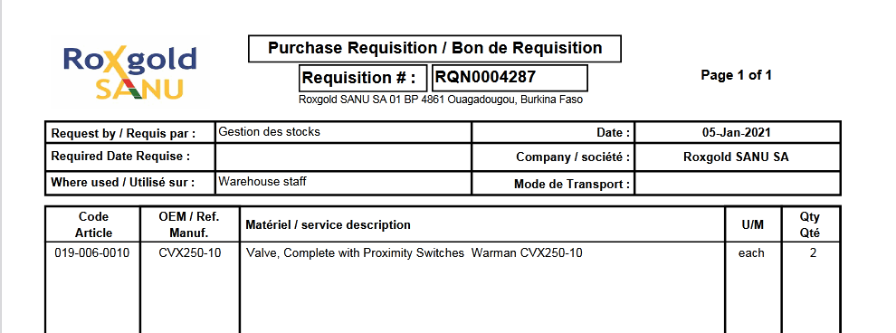DEMANDE DE COTATION-RQN0004287 | Appels d'offres, appels d'offres privé ...